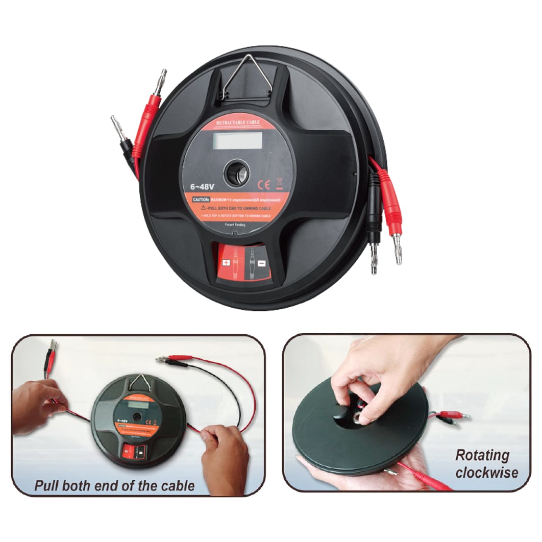 Retractable Cable With Circuit Tester | Taiwantrade.com