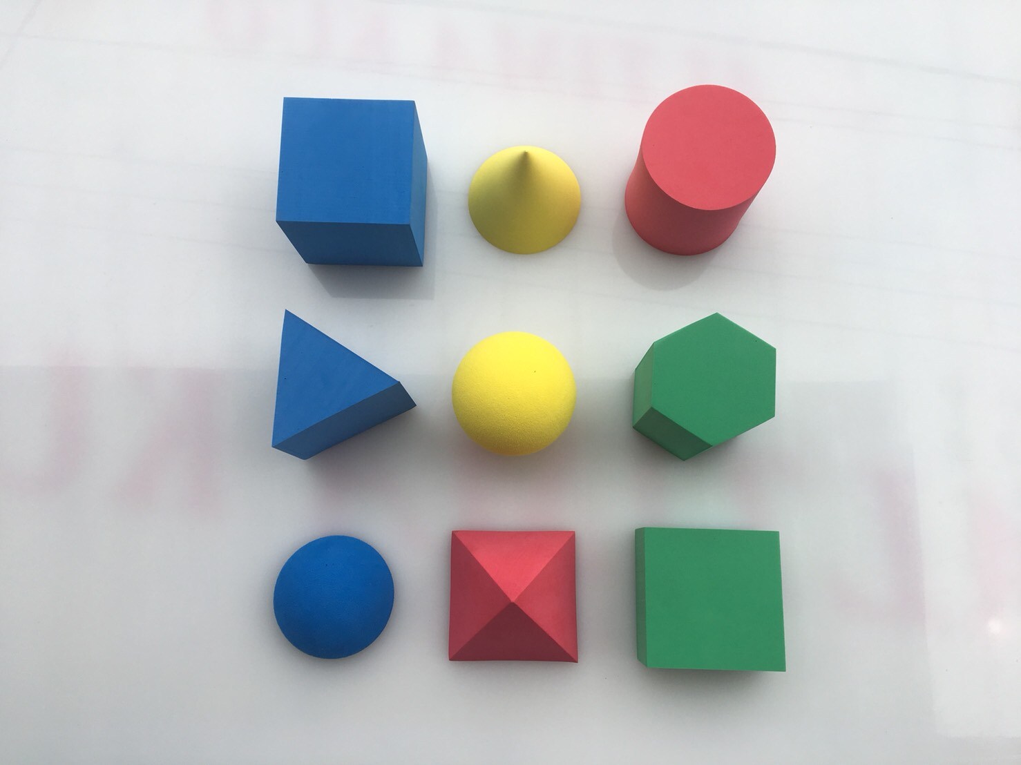Large Foam Geometric Solids, Set of 9 | Taiwantrade