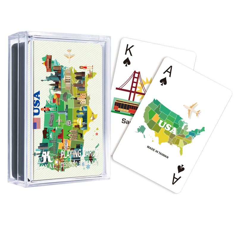 Map Playing Cards - USA | Taiwantrade