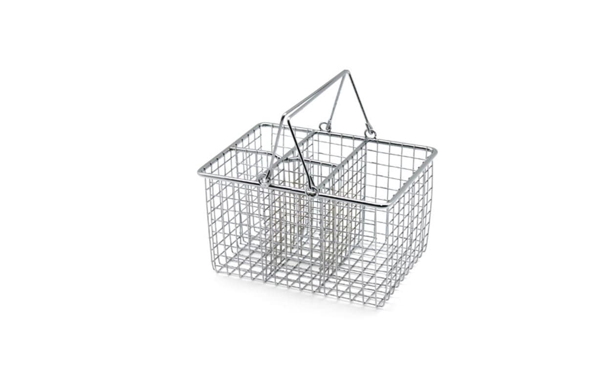 UTENSIL HOLDER / METAL / CHROME / RECTANGULAR | Taiwantrade.com