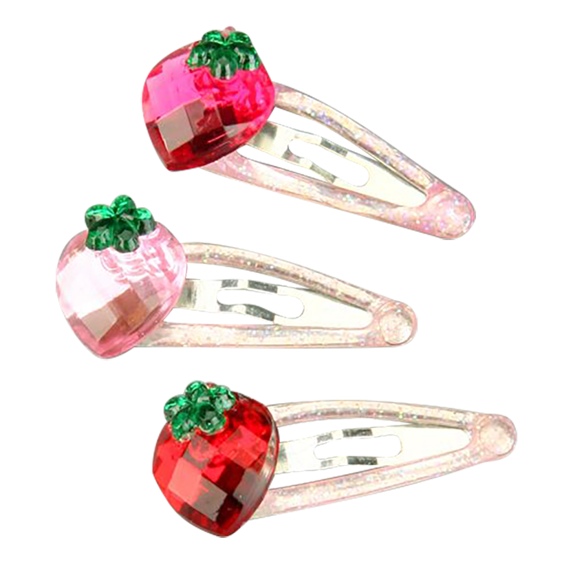 Strawberry Snap Hair Clips Hair Accessories Supplier | Taiwantrade