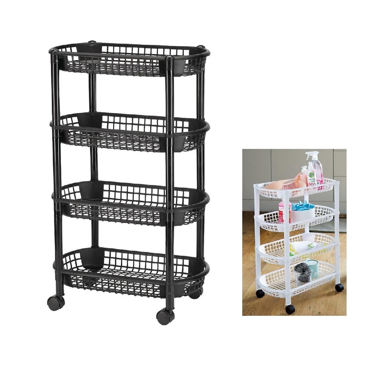 4-Tier Rolling Cart ROLLING CART | Taiwantrade