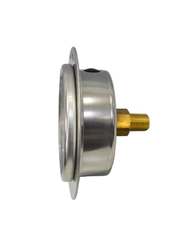 3.0" Front Flange Liquid-Filled Center Back Connection Pressure Gauge ...