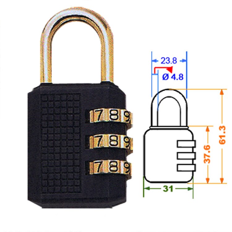 Combination padlock | Taiwantrade.com