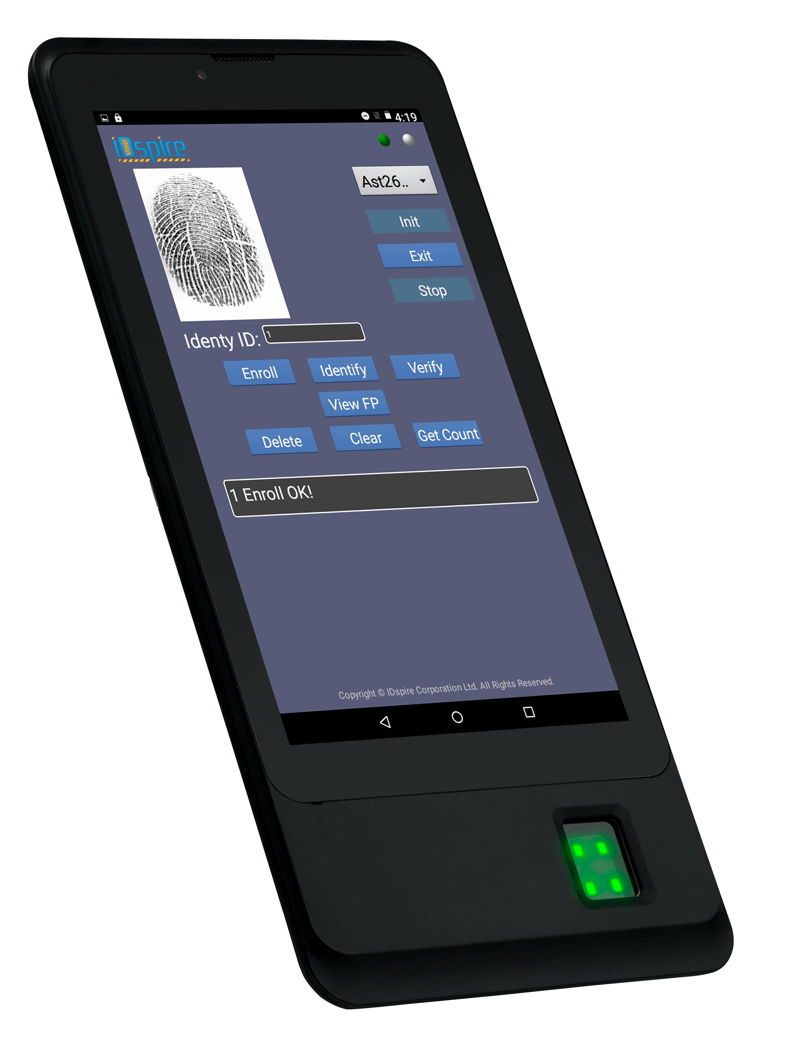 Reader Fingerprint Sensor Biometric Terminal with RFID Reader | Taiwantrade