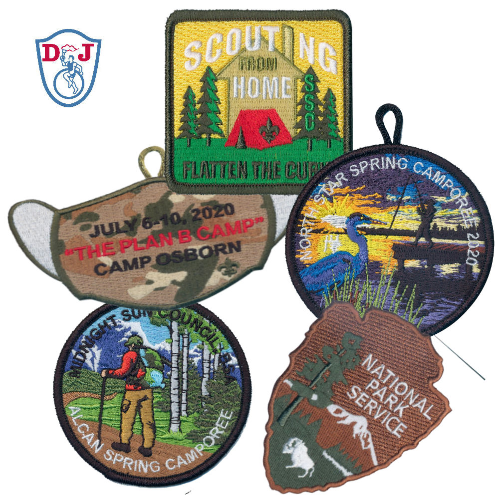 Custom Made Twill Embroidery Scout Patches Manufacturer | Taiwantrade