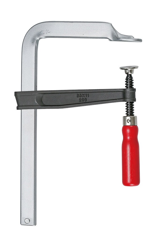 Flat Bar Clamp, Ductile Iron, Deep Throat, Wood Handle | Taiwantrade