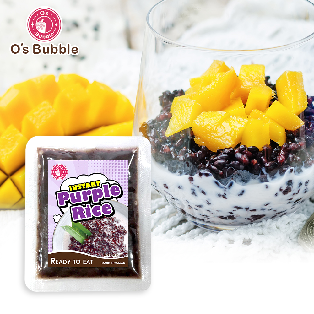 Premium quality Cooked black rice pack for baking foods and tea ...