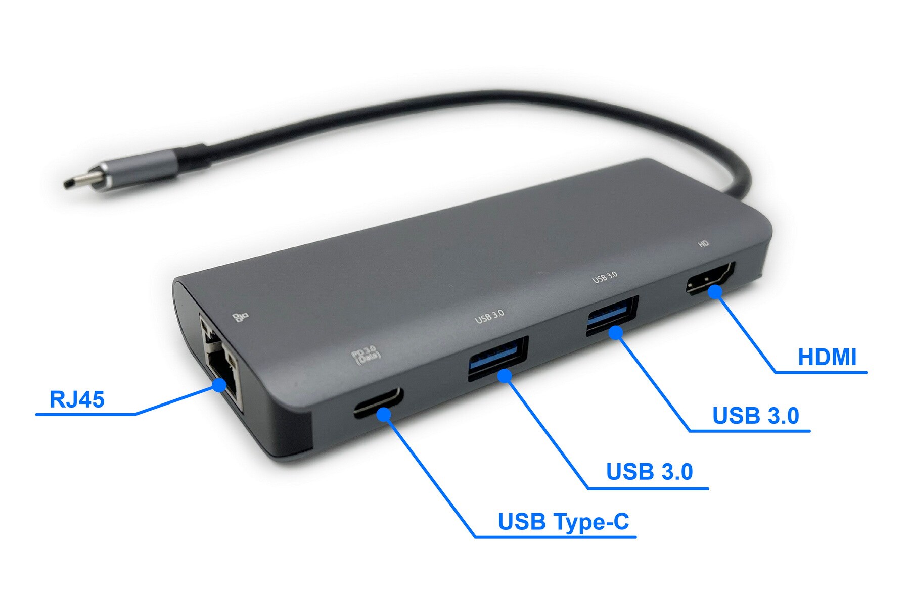 5-in-1 USB C port expansion hub | Taiwantrade