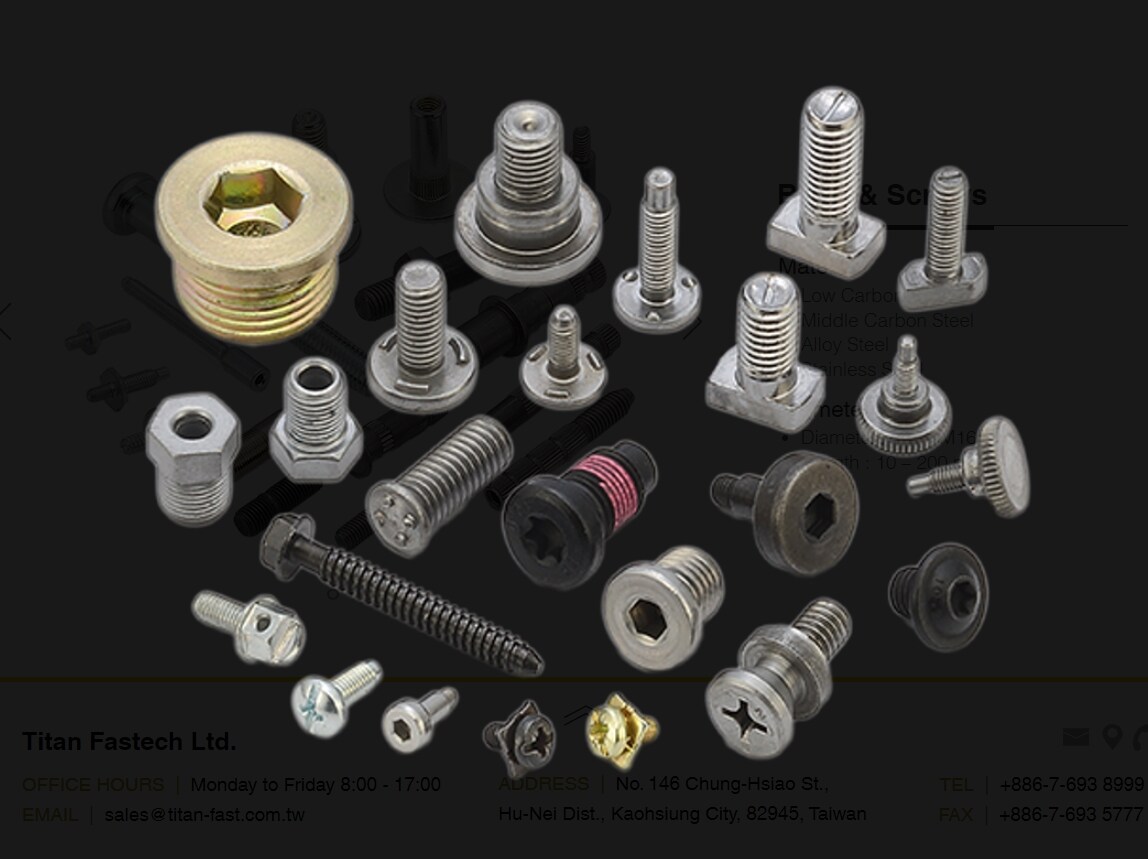 Cold Formed Screw, special screw, special bolts,customized parts ...