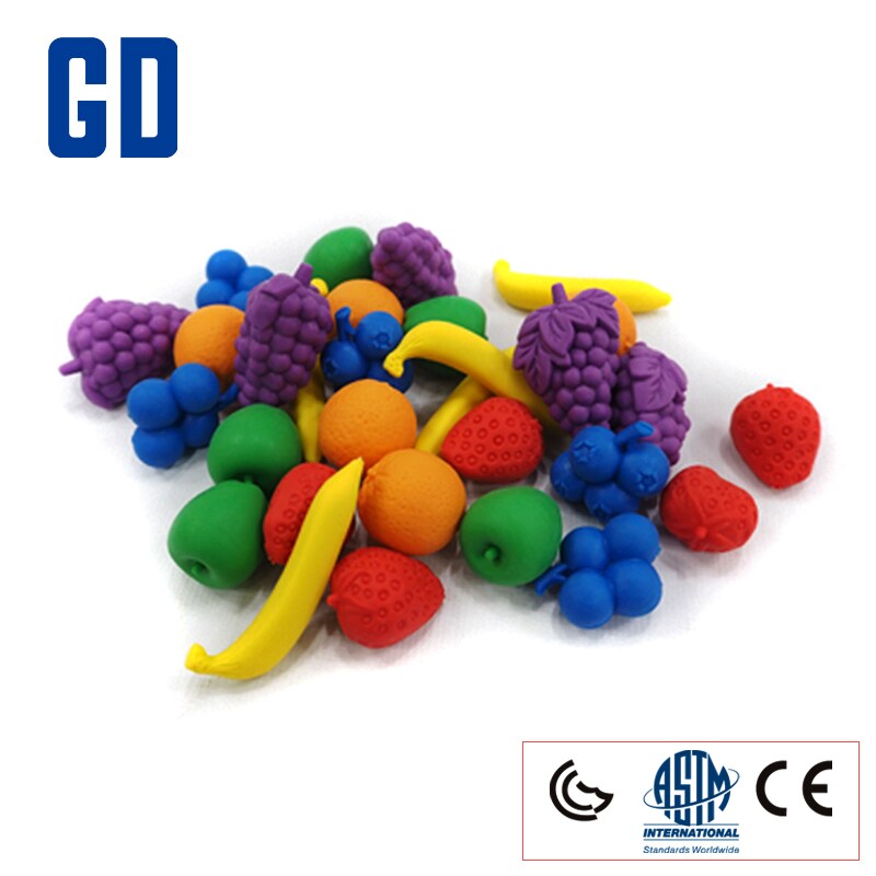 Fruit Set 6colors 6shapes 108pcs | Taiwantrade