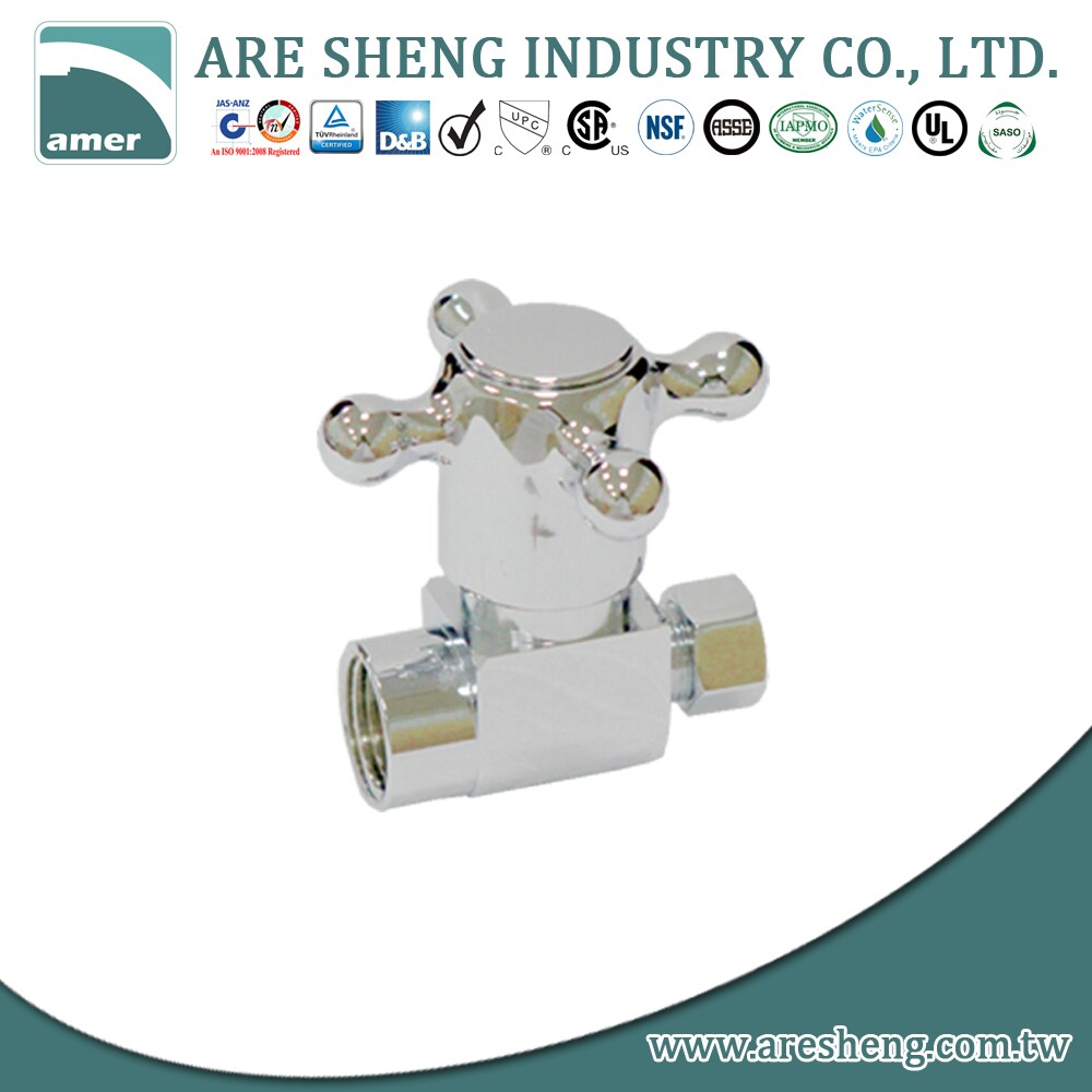Cross handle straight stop valve | Taiwantrade.com