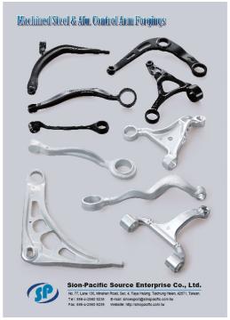 Machined Steel & Alu. Suspension Control Arm Forgings | Taiwantrade