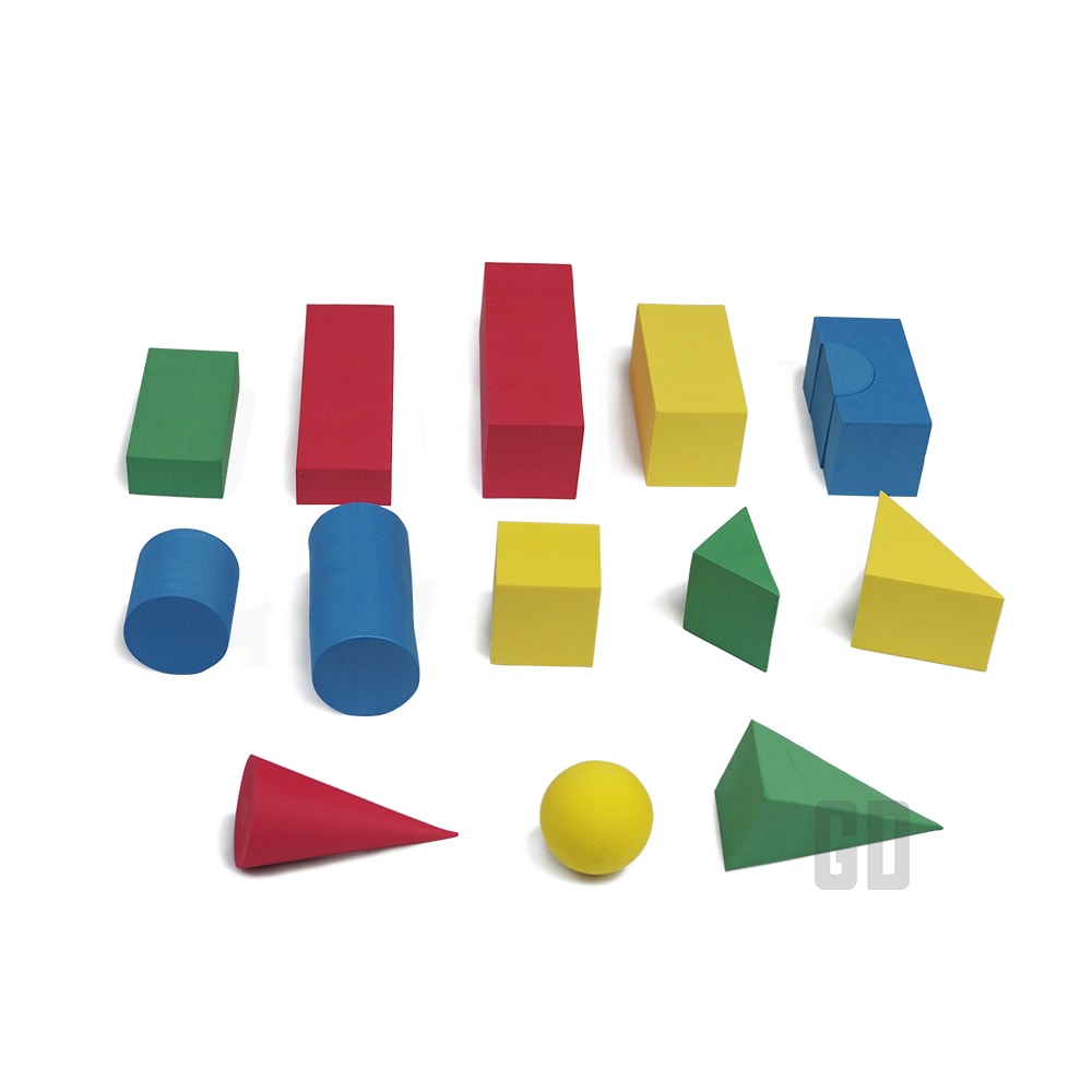 EVA Foam Geometric solids 36PCS | Taiwantrade