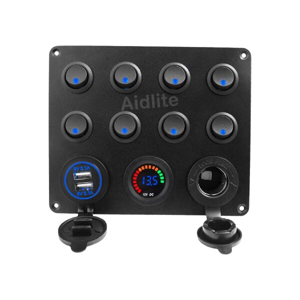 Marine Motorhome Auto Multifunction Combination Switch Panel | Taiwantrade