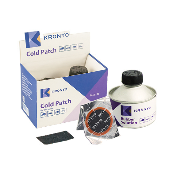 KRONYO TK42-125 Rubber Solution ＆ Cold Patch(30pcs) | Taiwantrade