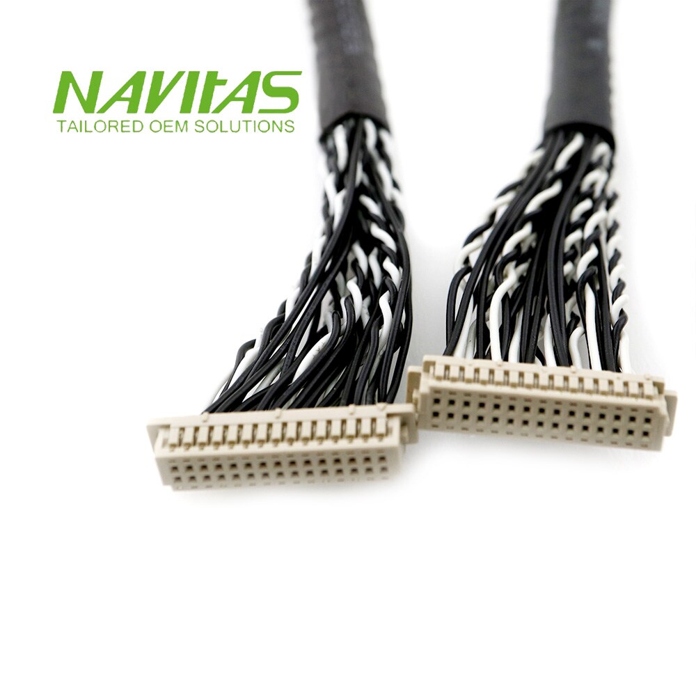 Hirose DF13 30pin 1.25mm Pitch Connector Custom Wire Harness Assembly ...