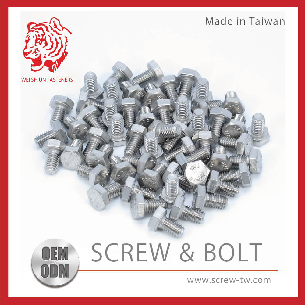 DIN933 Stainless Steel Hex bolt | Taiwantrade