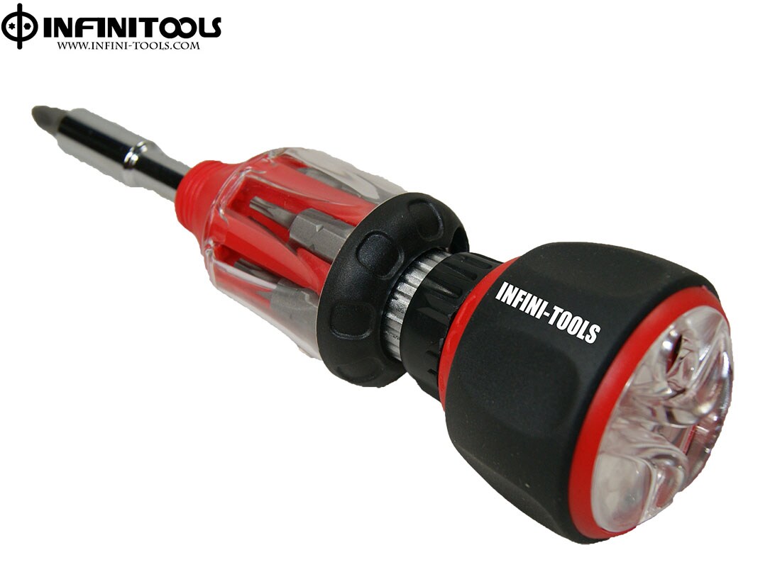 Multi Function Stubby Ratcheting Screwdriver, 15 in 1 | Taiwantrade