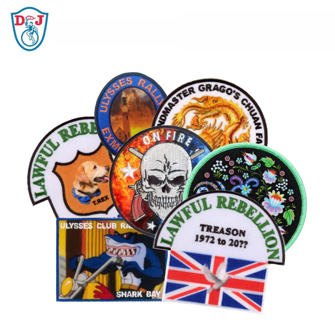 Customized Partial Embroidery Sublimation Patches Supplier | Taiwantrade