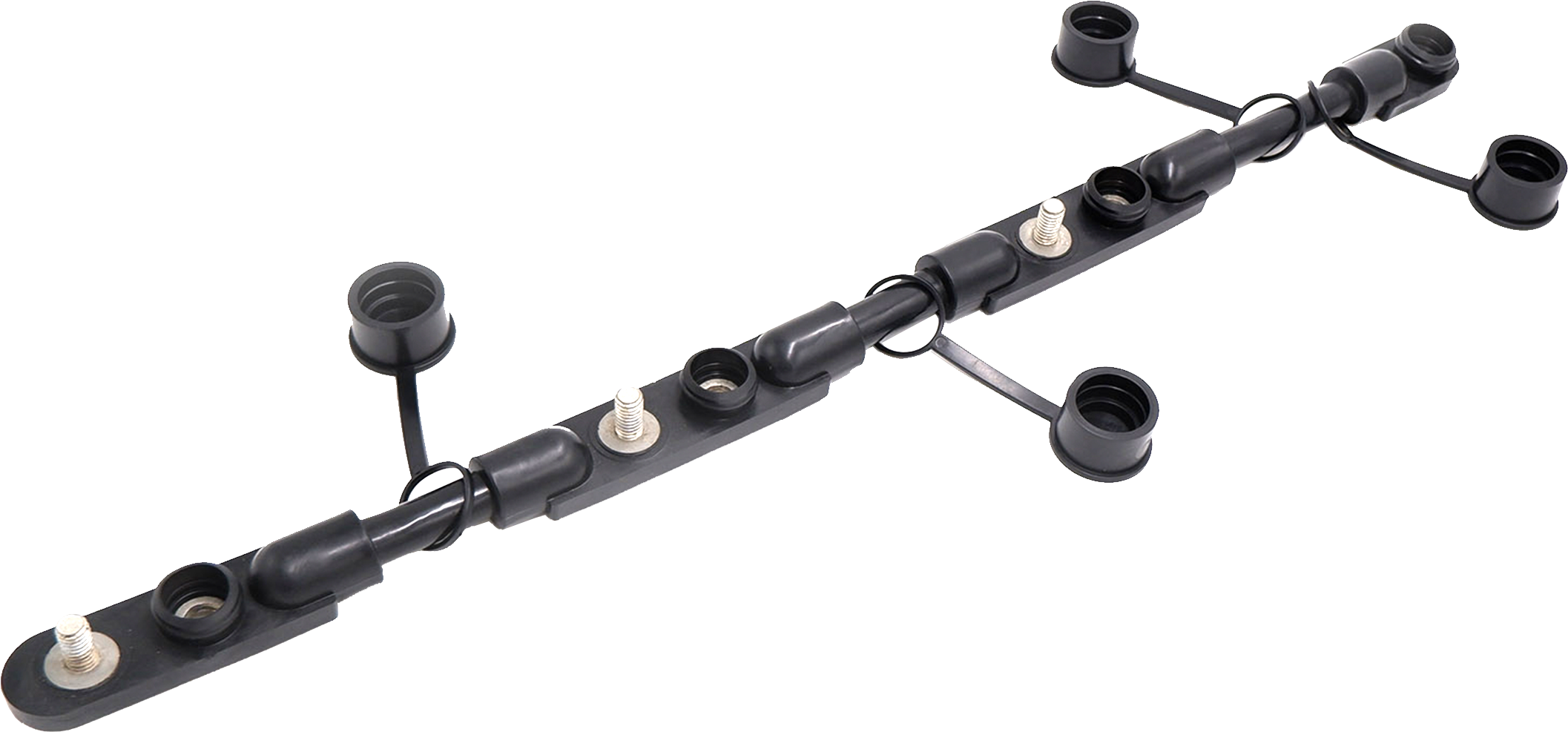 Multi-Battery Overmolded Cable Assembly for 4 Battery Setups - Black ...