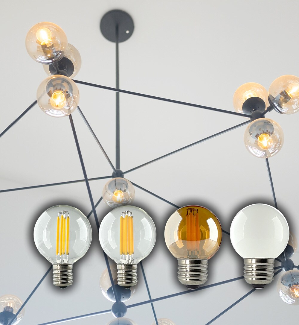 G50 globe E17 / E26 base ceiling light, pendant light, signage led bulb ...