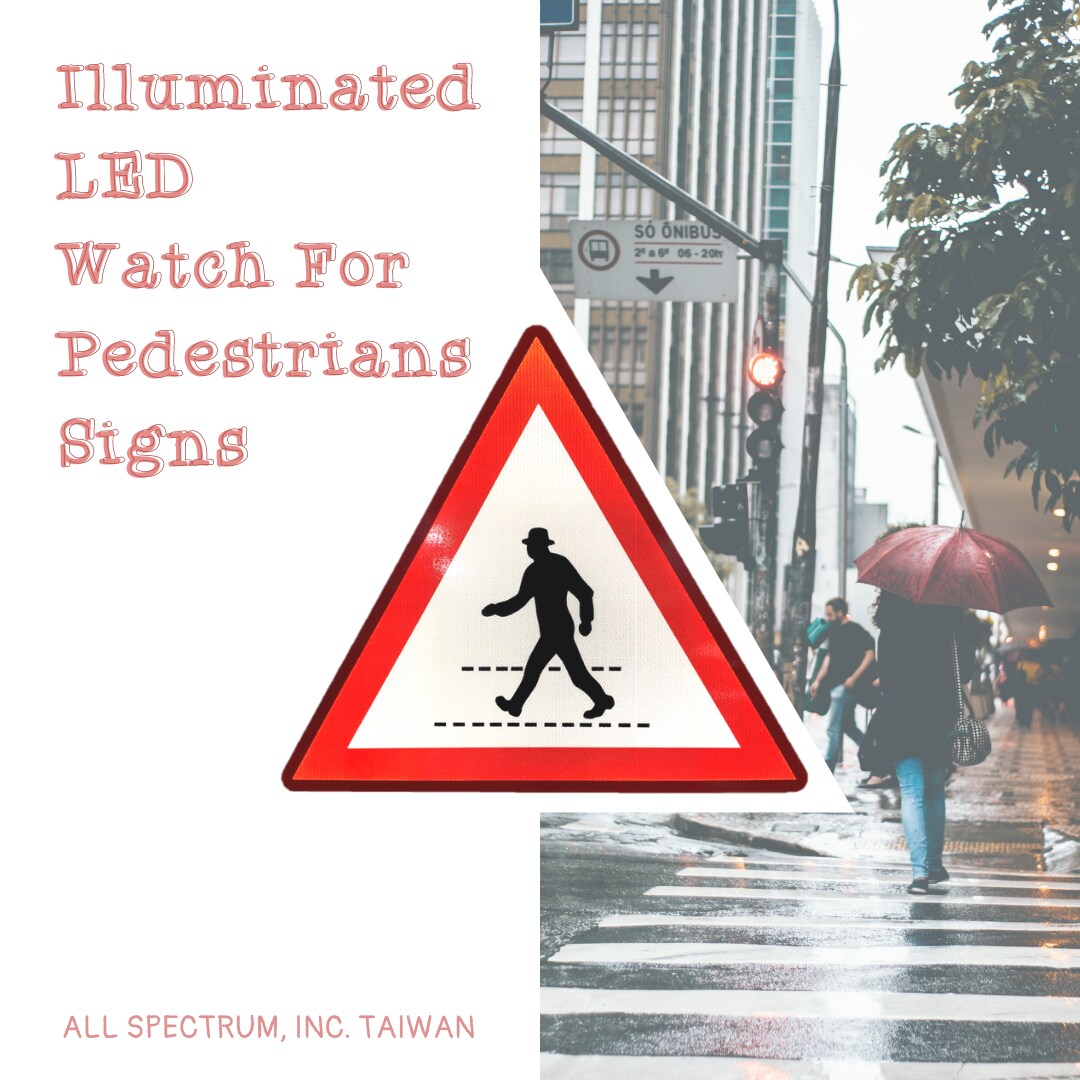 Illuminated LED Watch For Pedestrians Signs | Taiwantrade