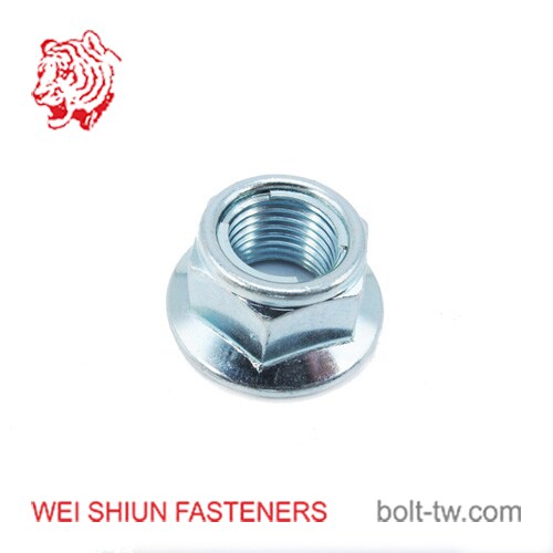 DIN6923 Hex Flange Nut M6 M8 M12 M16 M18 Zinc Plated Taiwan nut ...