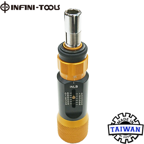 Adjustable Hex. Dr. Mini Torque Screwdriver Torque Range: 0.05~0.6Nm ...