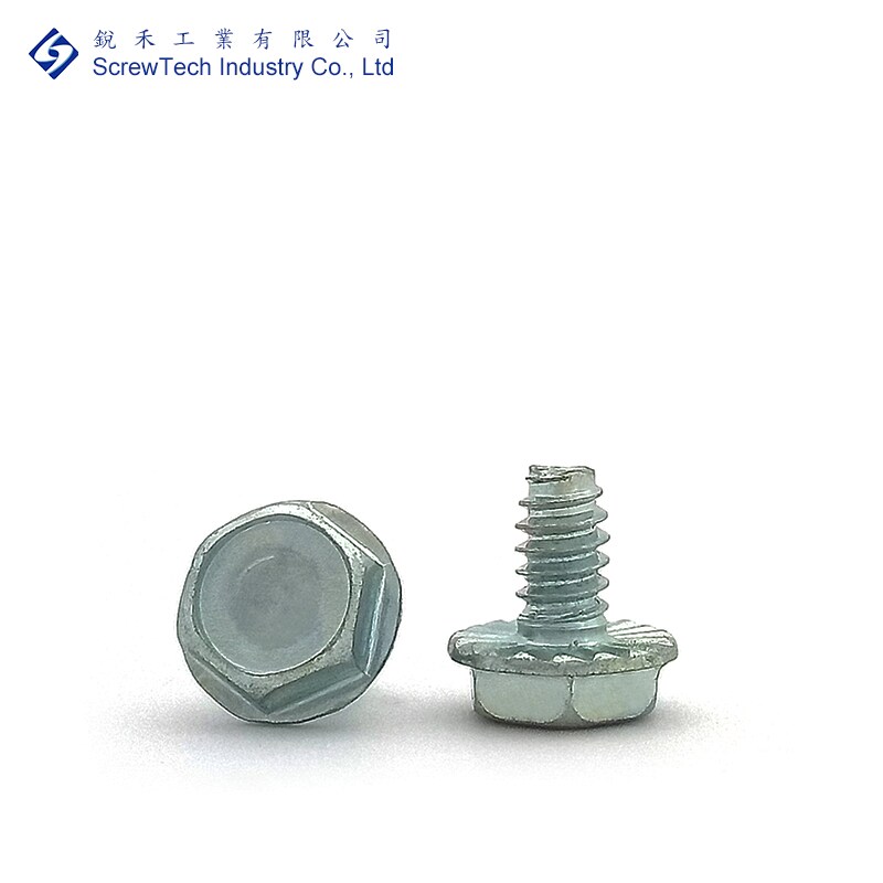 【ScrewTech】Indented Hex Washer Head, #6-32x6.35 mm, Tapping Thread ...