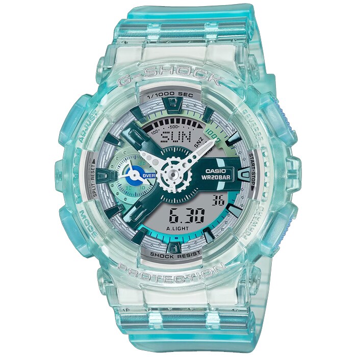 5Cgo CASIO G-SHOCK series， translucent lightweight women's watch GMA ...