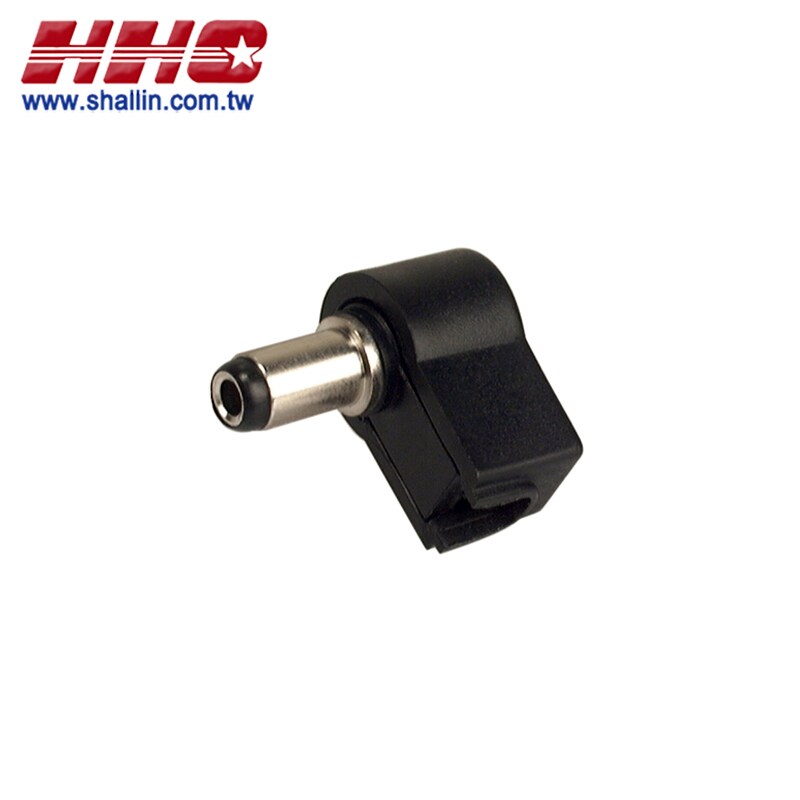 Right angle DC power plug, 2.1 x 5.5 L=9mm, RoHS Directive-compliant ...