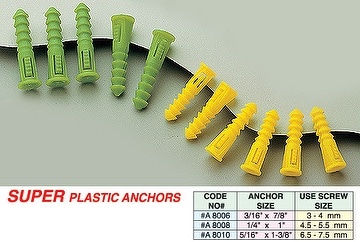 Plastic Anchors | Taiwantrade