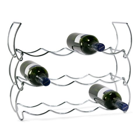 StackRack wine rack, 12 bottles, chrome plated steel. | Taiwantrade