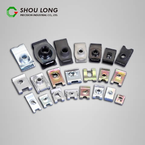 Types Stainless Steel Push U Nut Flat Spring Clip | SHOU LONG PRECISION ...