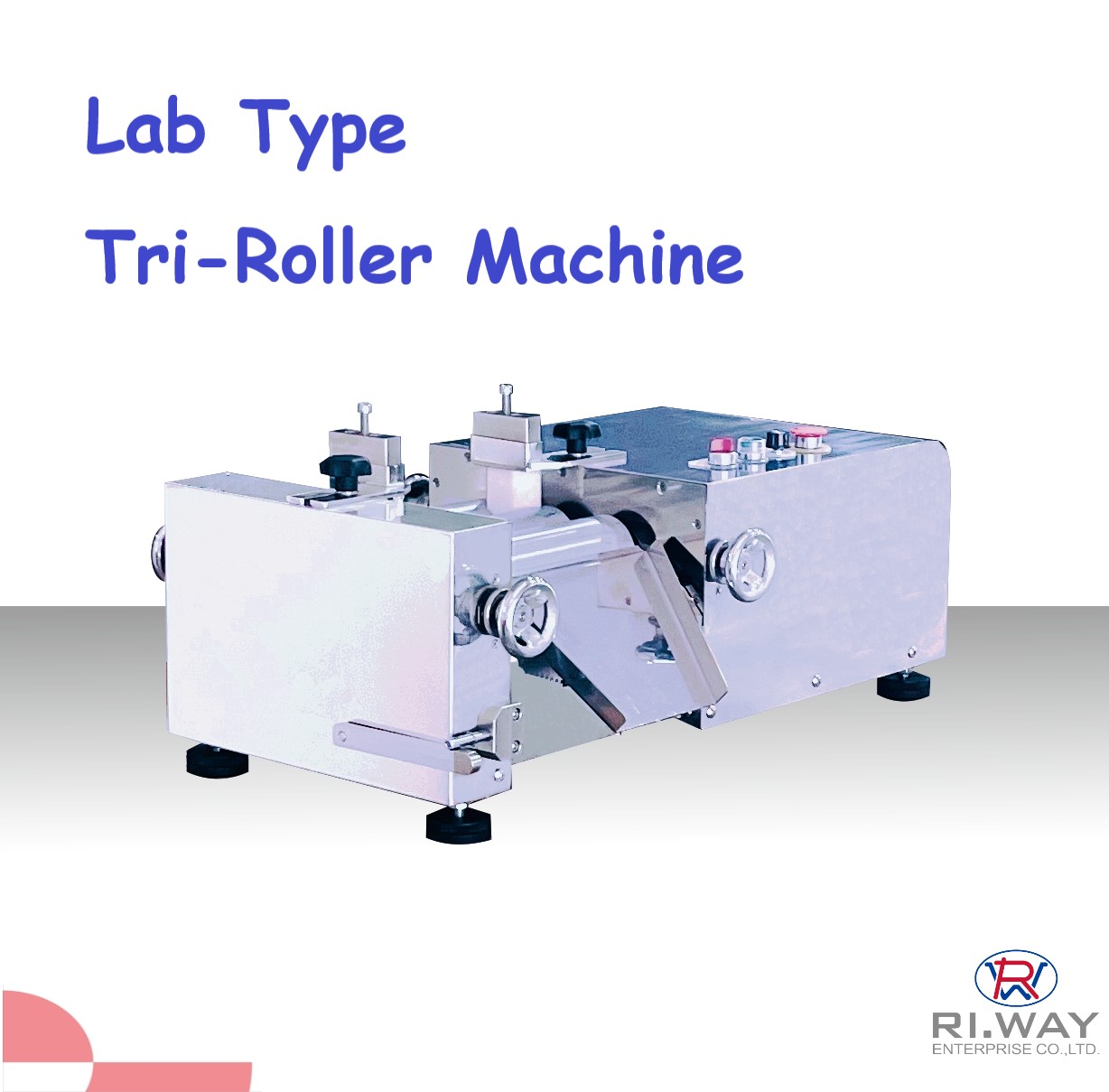 Lab Type Tri-Roller Machine | Taiwantrade