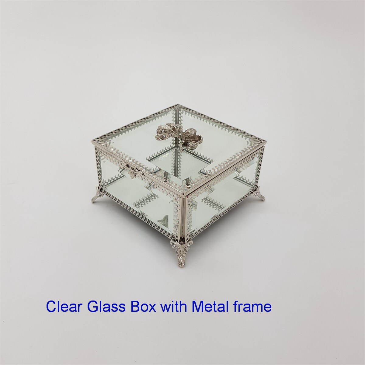 Clear Glass Box with Metal frame | Taiwantrade