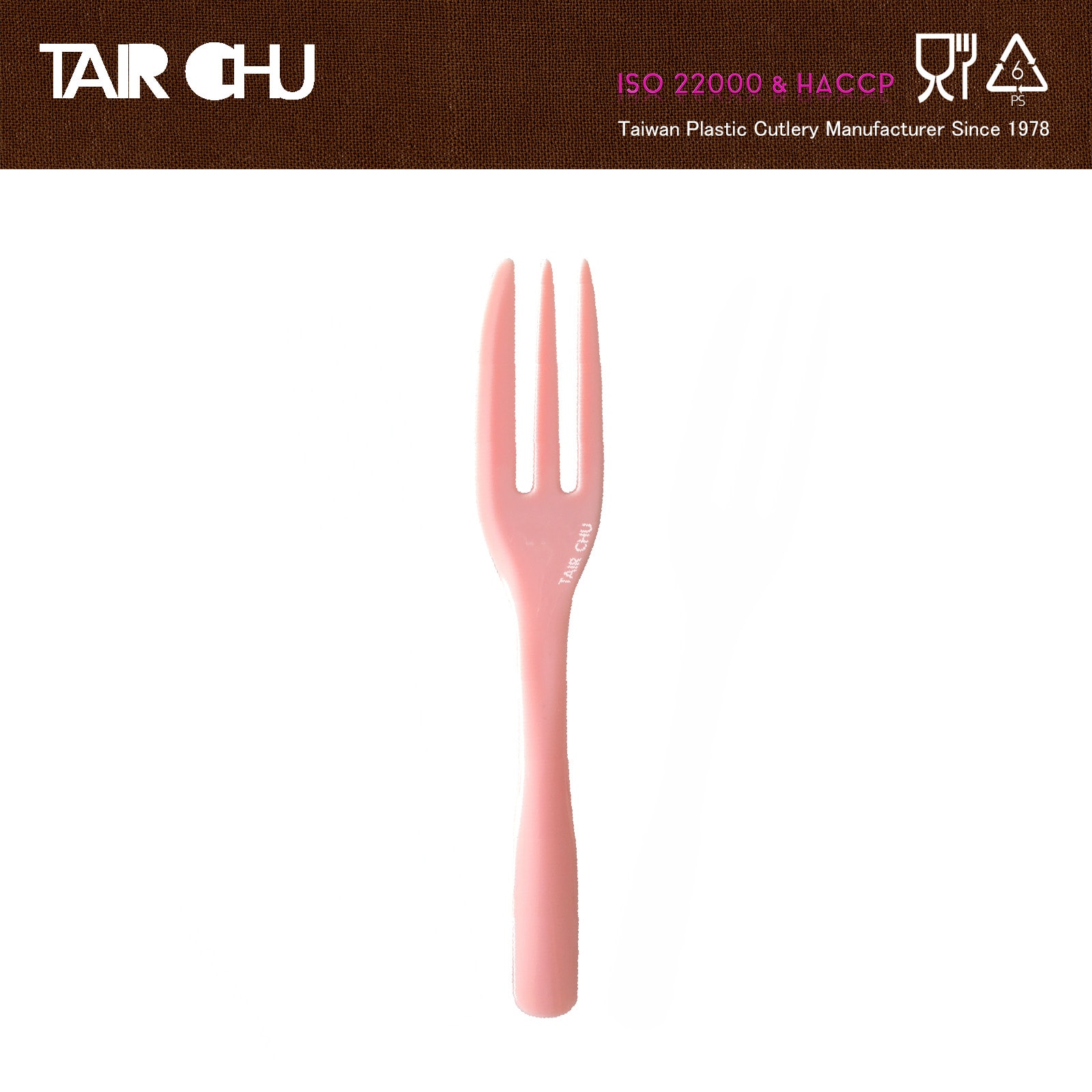 Peach Cake Forks Made In Taiwan | Taiwantrade