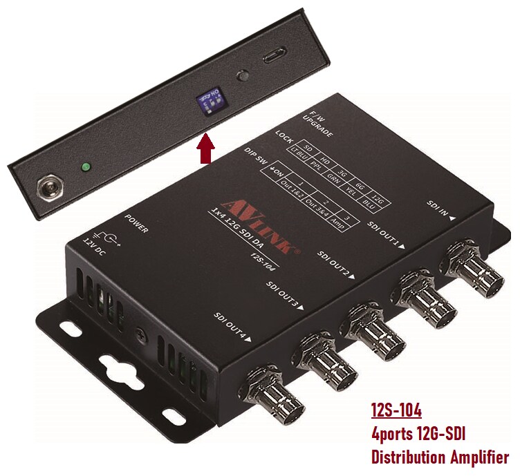 12G-SDI Distribution Amplifier - 4 / 8 Ports | Taiwantrade