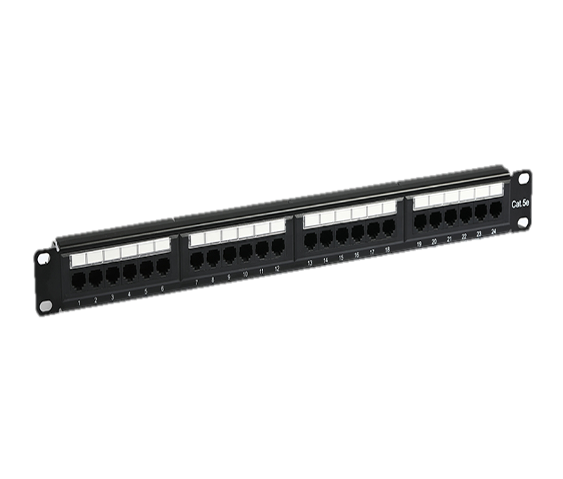 Network RJ45 Patch Panel,1U, 24 PORTS, CAT.6,CAT.6A ,UTP, Slim type ...