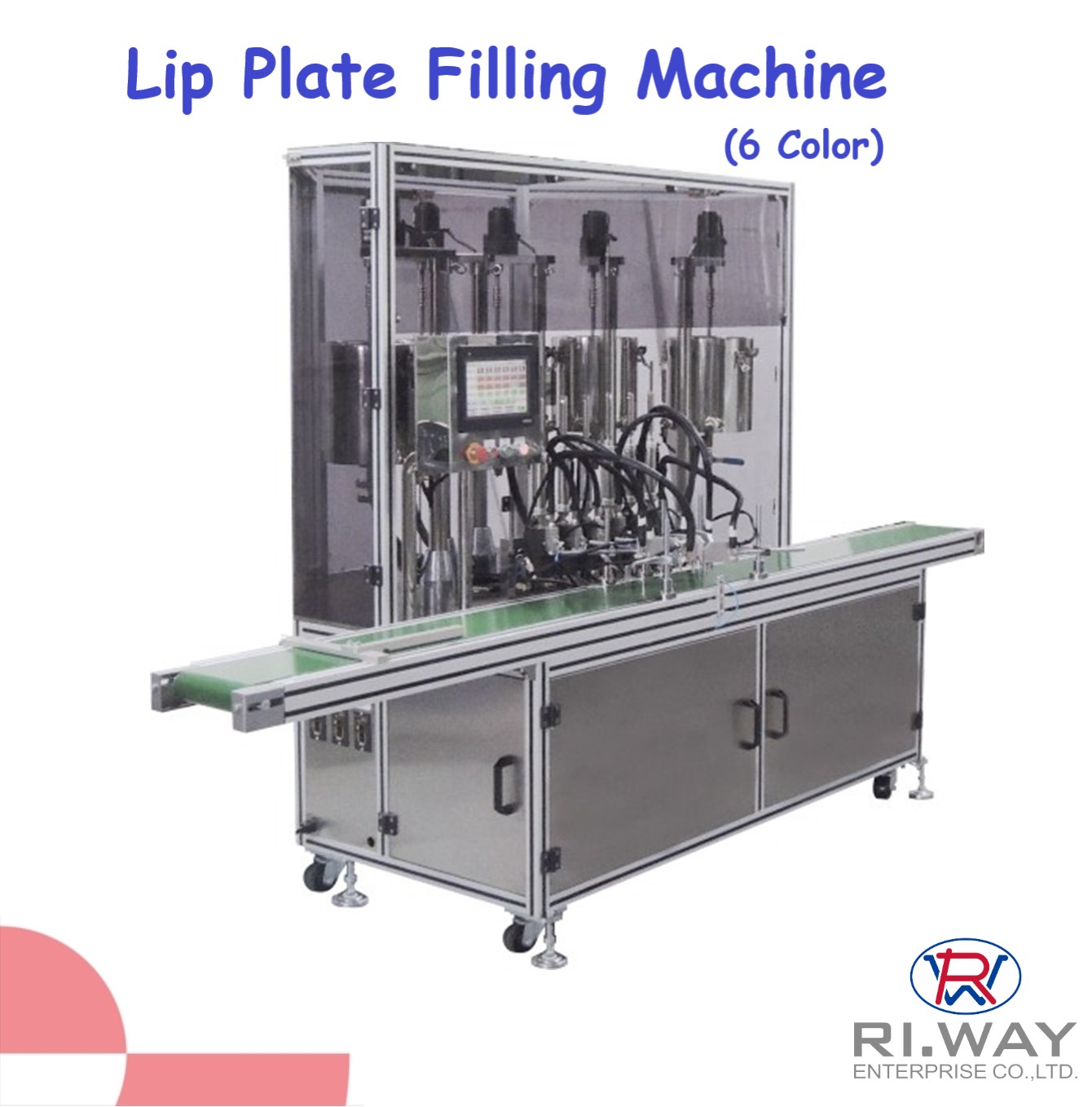 Lip Plate Filling Machine (6 Color) For Cosmetic | Taiwantrade