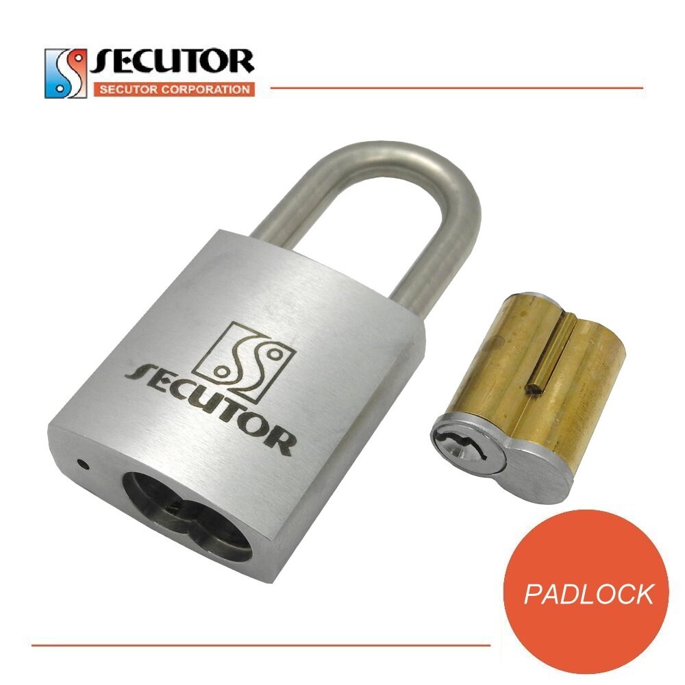 Brass Padlock with removable core | SECUTOR CORPORATION