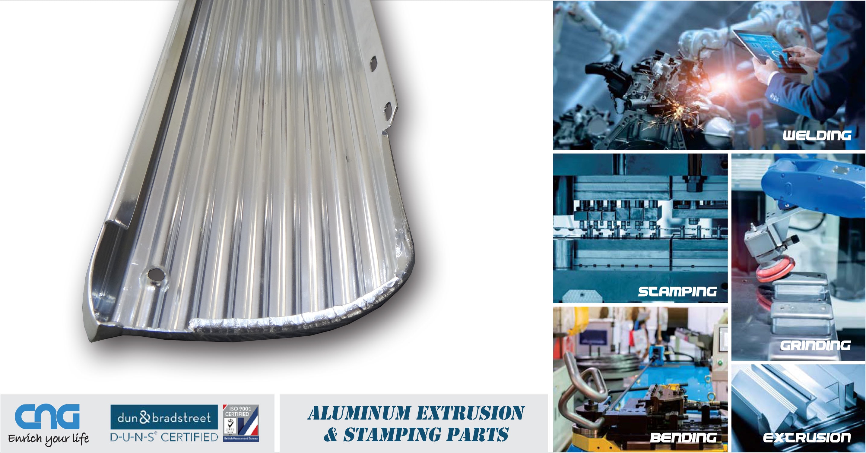 Customized Aluminum Extrusion & Stamping Parts | Taiwantrade