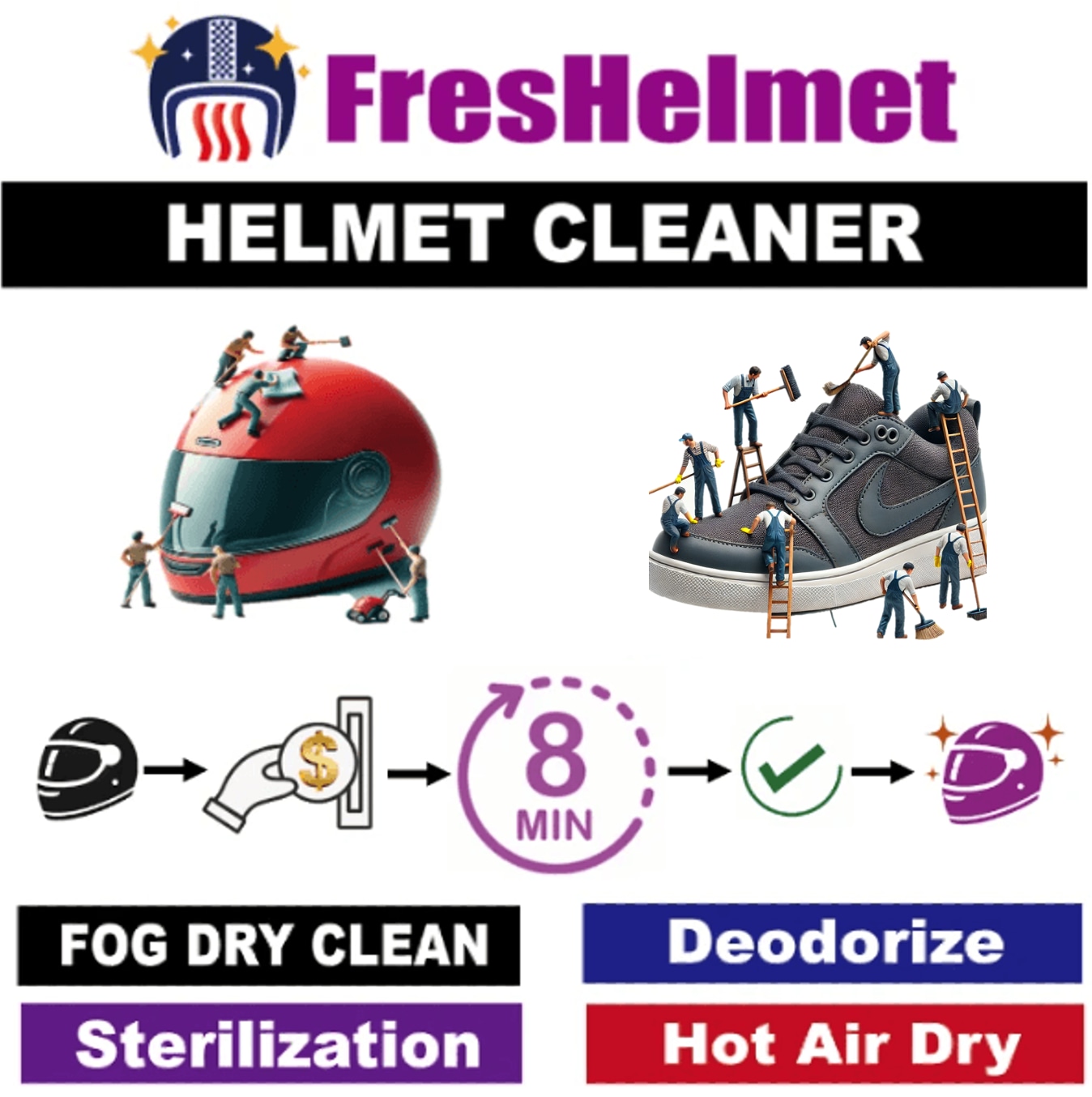 Motorcycle, scooter, bike riders wear helmets for a long time, most of ...