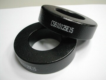 Magnetic alloy powder core, Sendust core, CS610125, OD 62mm, 125ui for ...