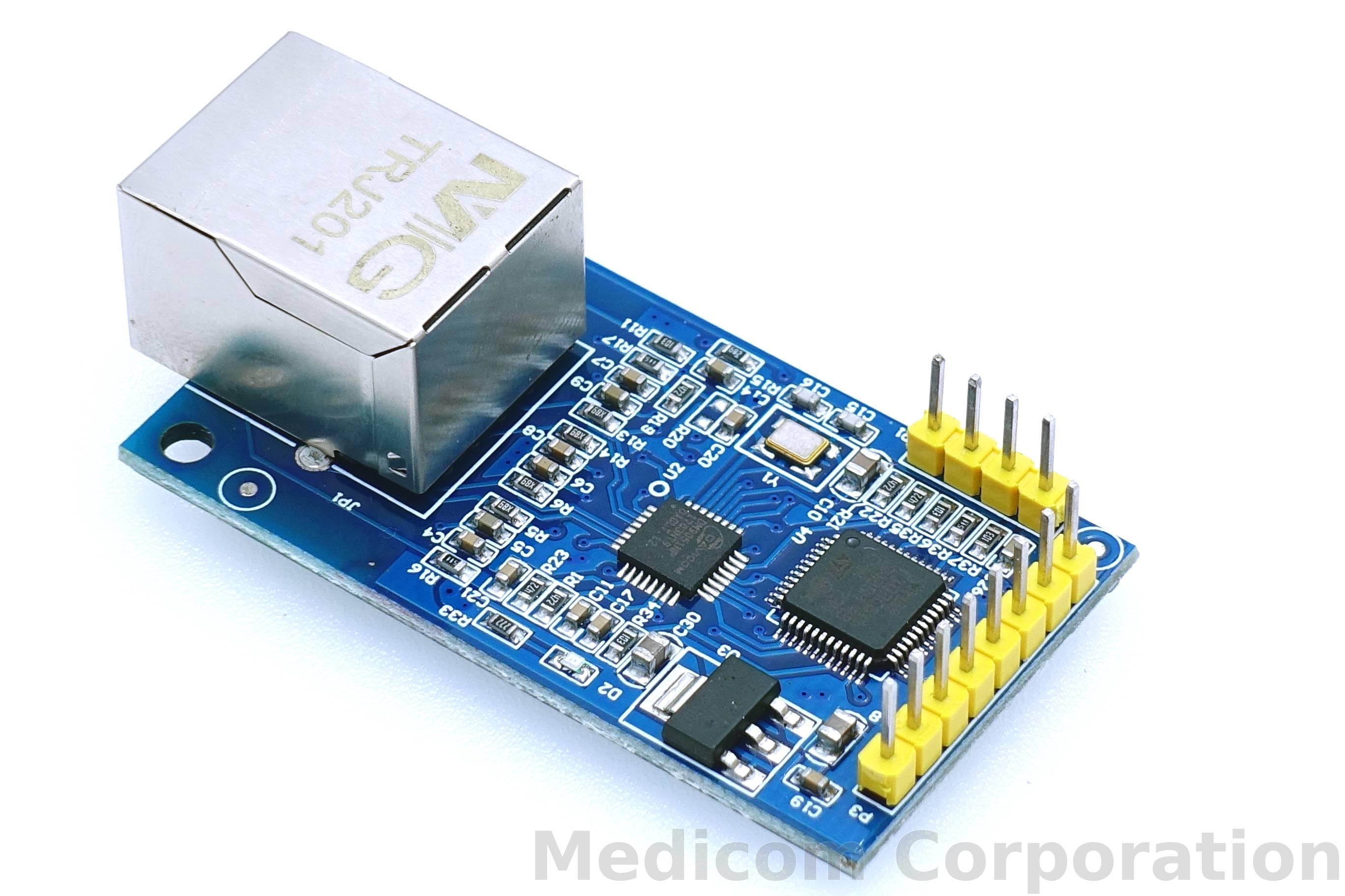 Davicom DM9051NP Serial TTL to Ethernet Module TCP/IP UDP Converter IOT ...