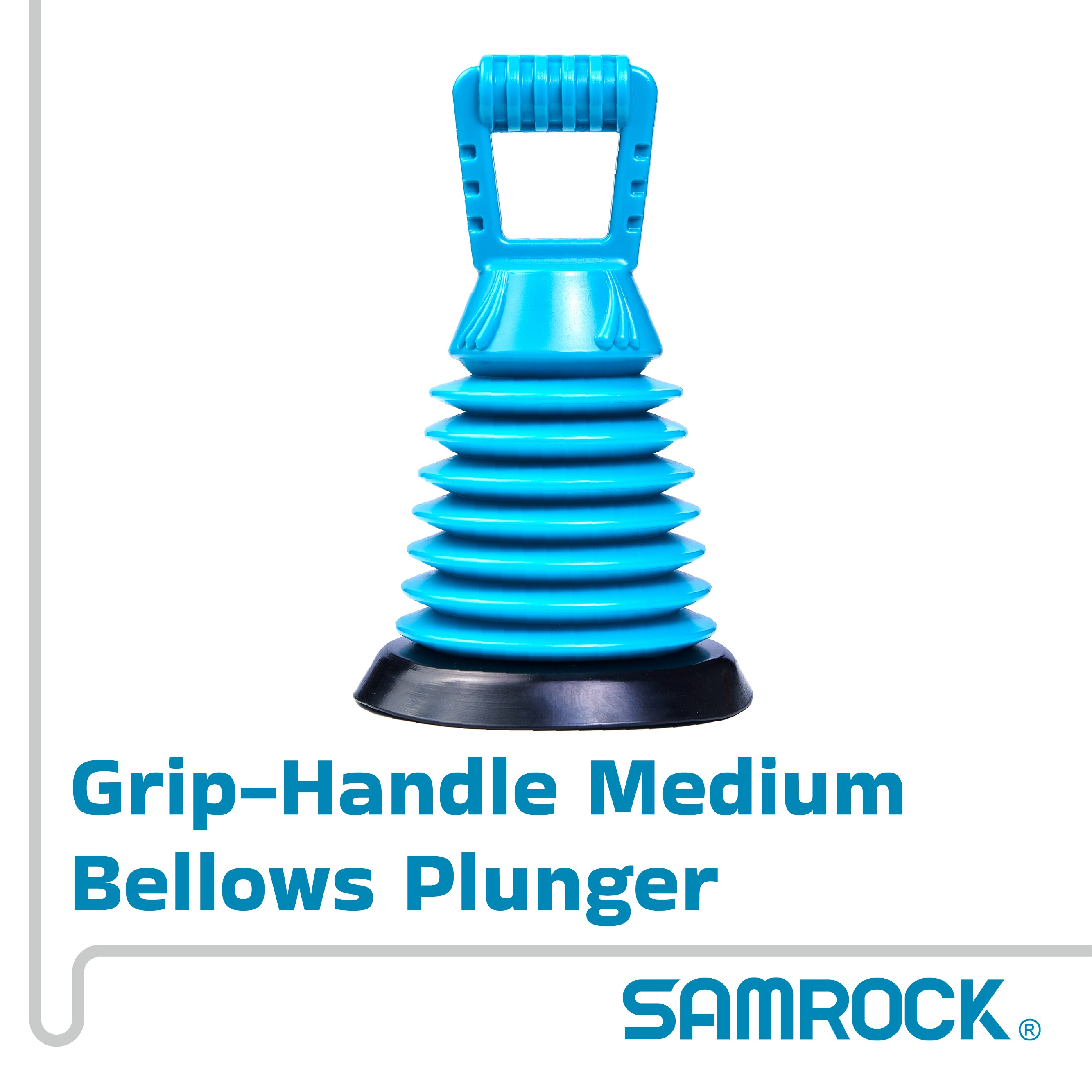 Grip-Handle Medium Bellows Plunger, Kitchen Sink Plunger | Taiwantrade