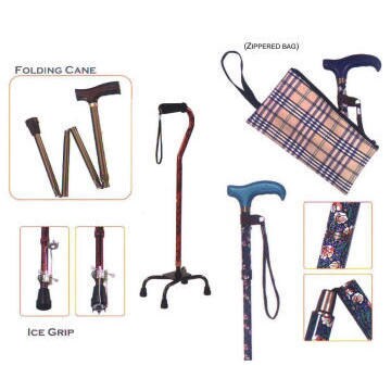 PHYSIOTHERAPY EQUIPMENT, CANE, FOLDING CANEADJUSTABLE CANE, CARBON ...