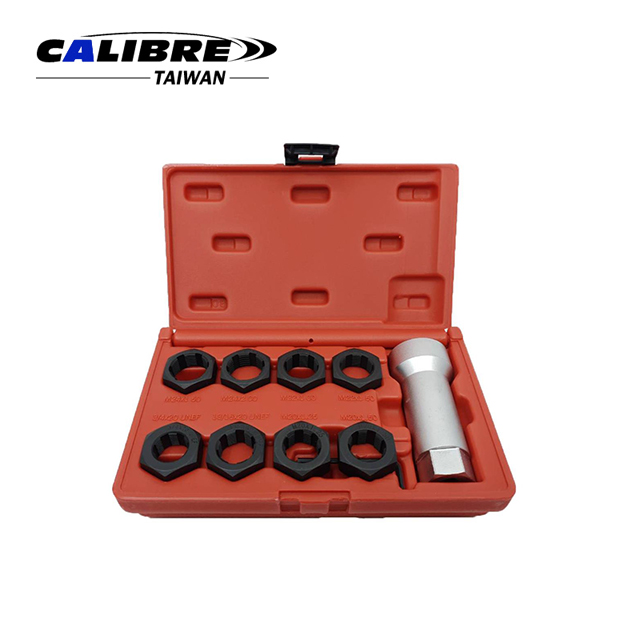 CALIBRE 9pc Thread Re-threading Restorer Tool Twist Axle Spindle Re ...