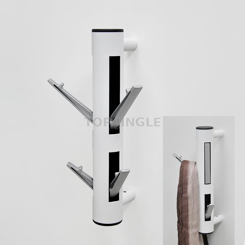 Wall Mounted 2-long & 2-short Zinc Alloy Collapsible Hanger | Taiwantrade